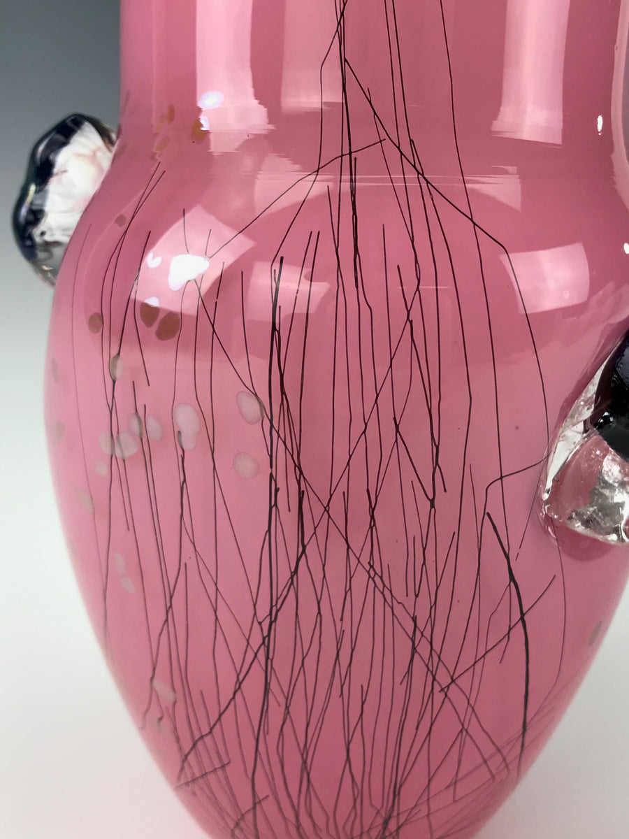 Inclusion Vase - Paradise Pink – Nyminal Glass